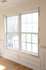 Simple and Quick DIY Window Trim on a Budget - Angela Marie Made