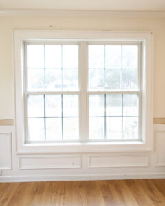 Simple and Quick DIY Window Trim on a Budget - Angela Marie Made