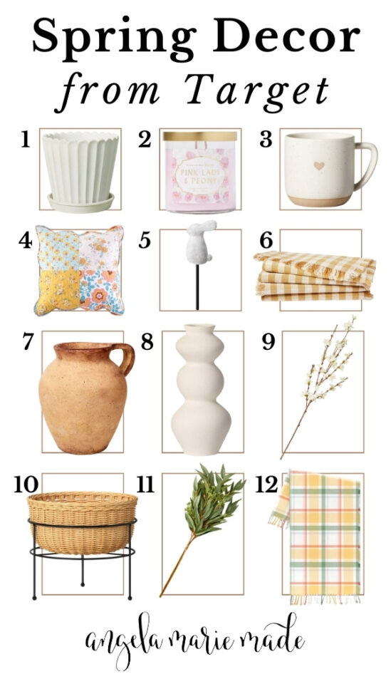 Budget Friendly Spring and Easter Decor Ideas - Angela Marie Made