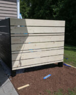 Easy DIY Air Conditioner Unit Fence Cover - Angela Marie Made