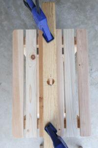 How to Make an Easy DIY Umbrella Stand Side Table - Angela Marie Made