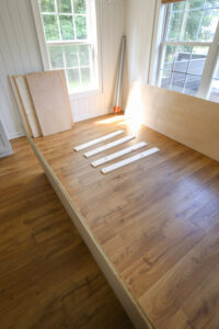 How to Build a DIY Refrigerator Cabinet Built In - Angela Marie Made