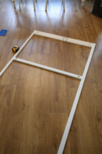 How to Build a DIY Refrigerator Cabinet Built In - Angela Marie Made