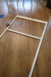 How to Build a DIY Refrigerator Cabinet Built In - Angela Marie Made