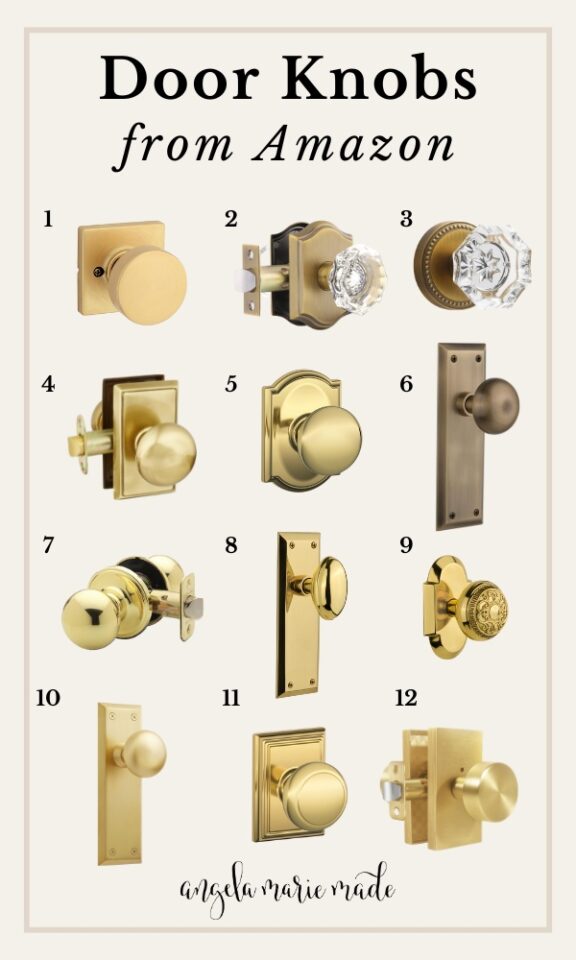 Door Knob Makeover: Upgrade your Door Hardware - Angela Marie Made
