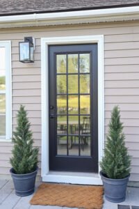 Easy Patio and Porch Decor: Faux Cedar Trees - Angela Marie Made