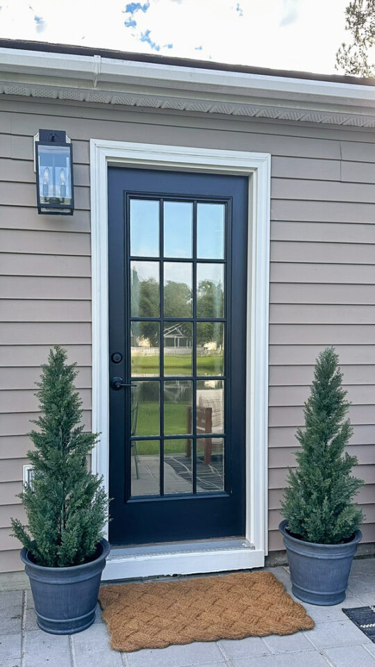 Easy Patio and Porch Decor: Faux Cedar Trees - Angela Marie Made