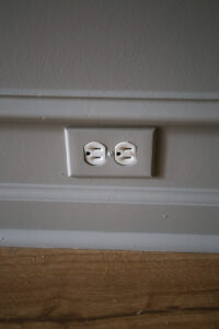 The Easiest Way to Update and Hide a Wall Outlet - Angela Marie Made