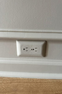 The Easiest Way to Update and Hide a Wall Outlet - Angela Marie Made