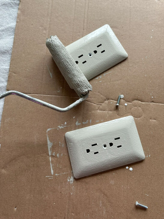 The Easiest Way to Update and Hide a Wall Outlet - Angela Marie Made