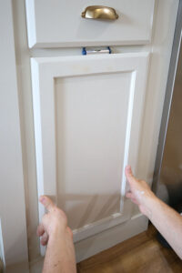 DIY Trash Can Cabinet Pull Out - Angela Marie Made