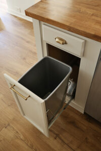 DIY Trash Can Cabinet Pull Out - Angela Marie Made