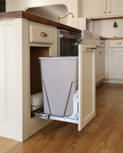 DIY Trash Can Cabinet Pull Out - Angela Marie Made