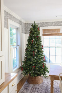 A Christmas Tree in the Dining Room - Angela Marie Made