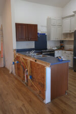 Kitchen Progress: Removing a Two Tiered Kitchen Island Countertop ...