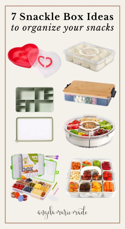 7 Snackle Box Ideas to Organize Your Snacks! - Angela Marie Made