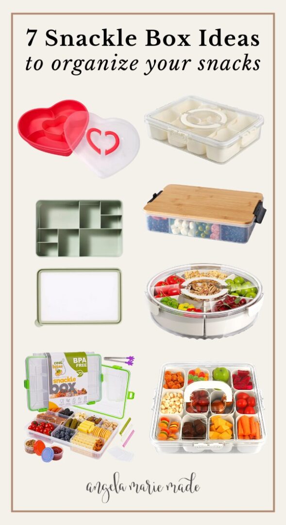 7 Snackle Box Ideas to Organize Your Snacks! - Angela Marie Made